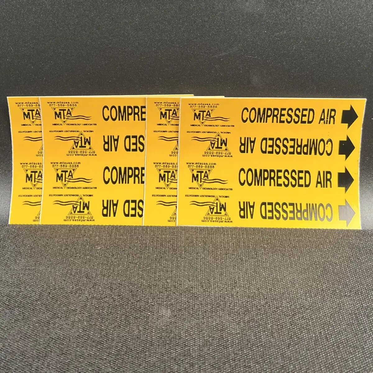 Label, Pipe 4" x 3", Compressed Air