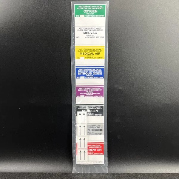 Zone Valve Box Labels